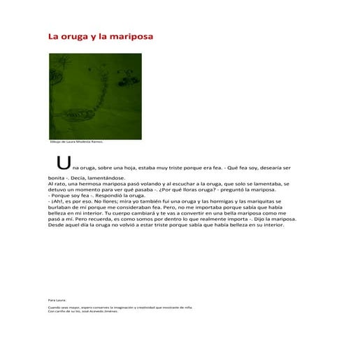 La oruga y la mariposa | PDF