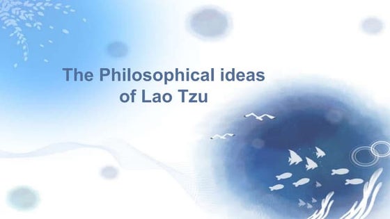 Lao tzu | PPTX | Buddhism | Religion & Spirituality