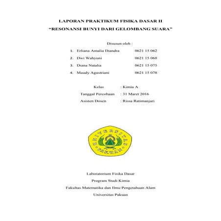 Laporan praktikum fisika dasar tetapan pegas | DOCX