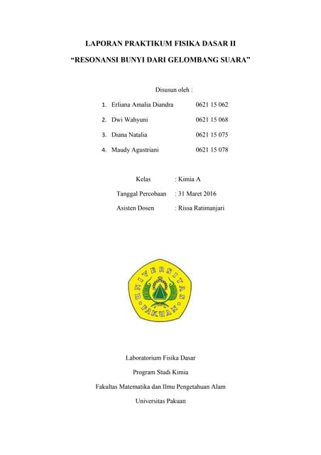 Laporan praktikum fisika dasar tetapan pegas | PDF