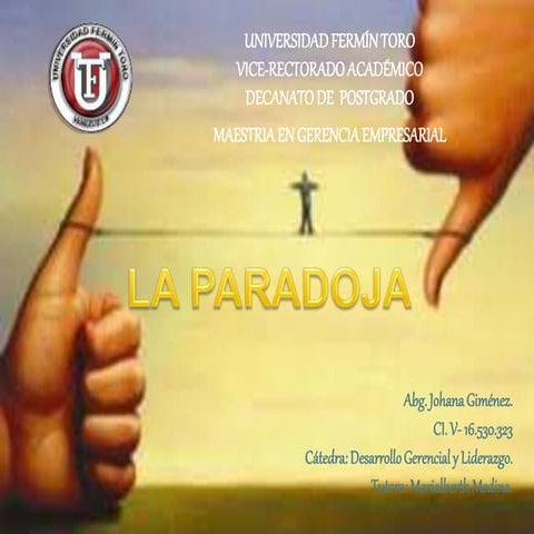 La Paradoja de James C. Hunter por Lcda Adriana Rivero | PDF