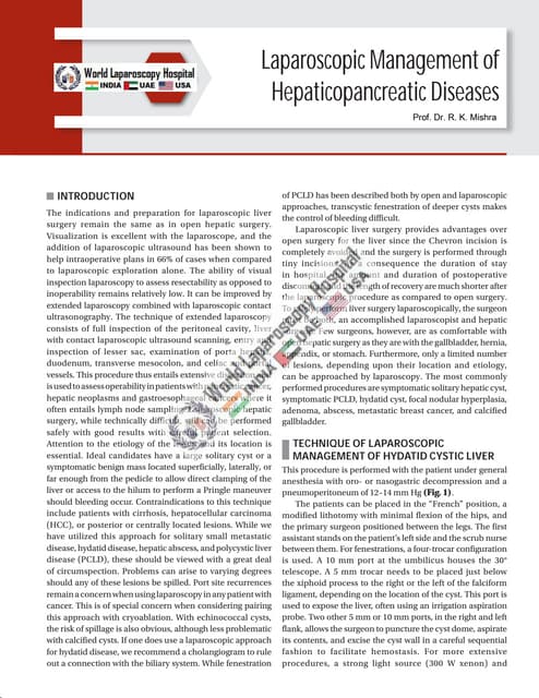Laparoscopic Dissection Techniques | PDF