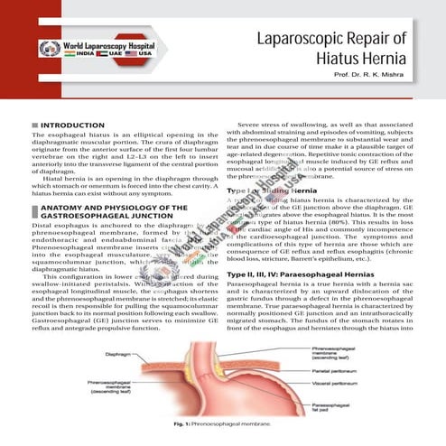 Laparoscopic Urological Procedures at WLH | PDF