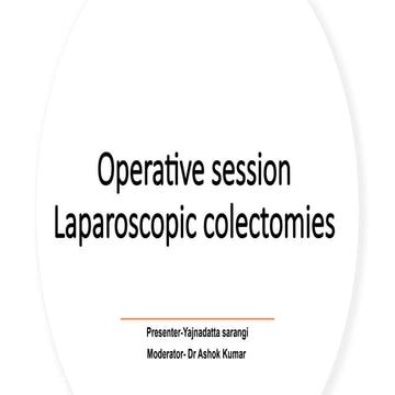 surgical techniques laparoscopic colectomy.pptx