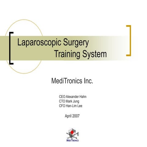 Laparoscopic Surgery Training System.ppt