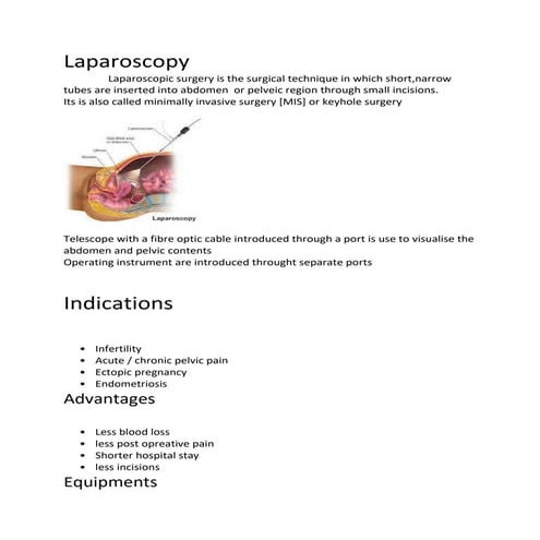 laparoscopy.docxsurgerygshjsgjsgsjhsgjsshs | DOCX
