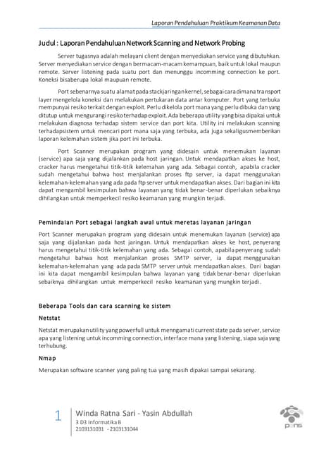 Scanning probing | PDF