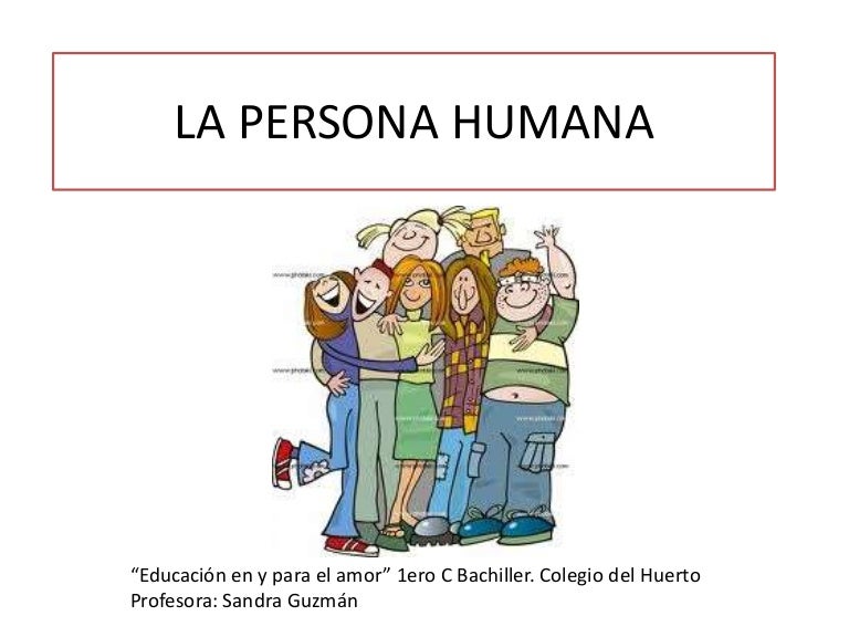 La persona humana