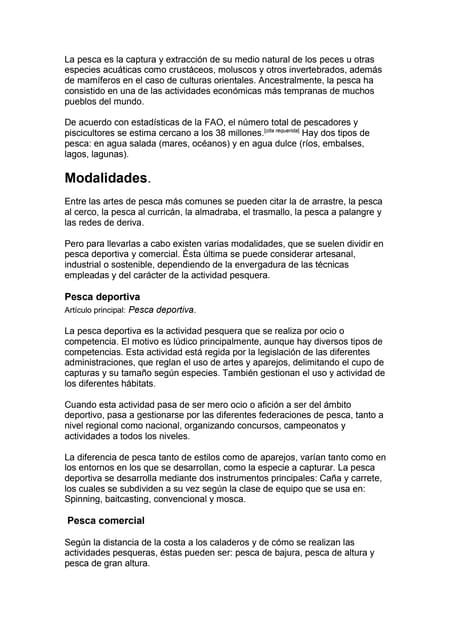 Tipos de pesca | PPT