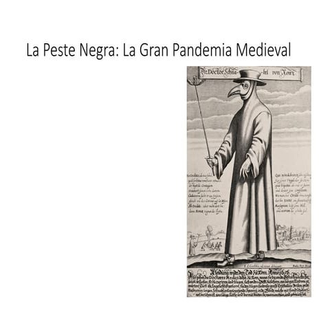 LA PESTE NEGRA EN EUROPA EN EL SIGLO XIV | PPTX