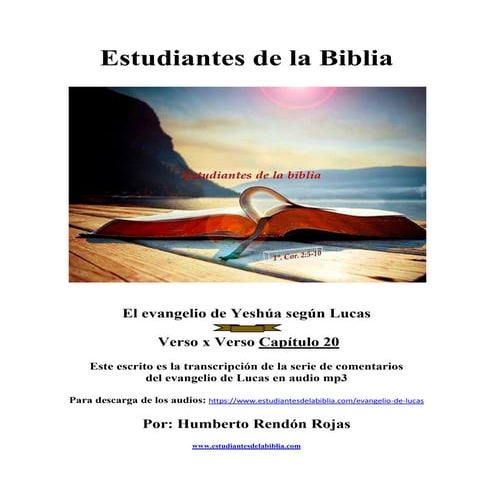 Lucas 20 Yeshúa, la piedra del ángulo | PDF