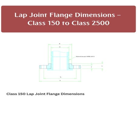 Lap Joint Flange Dimensions – Class 150 to Class 2500.pdf