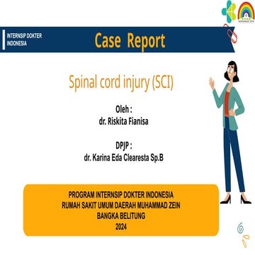 LAPKAS SCI.pptx sub bagian bedah spinal cord injury | PPTX