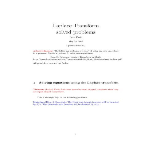 Laplace transformation | PPT