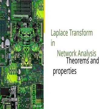 Laplace Transform Function in electronic | PPTX
