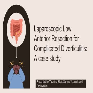 Laparoscopic Low Anterior Resectionpptx
