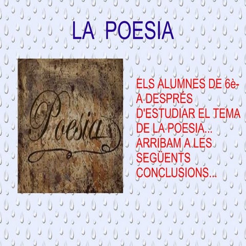 La poesia | PPT