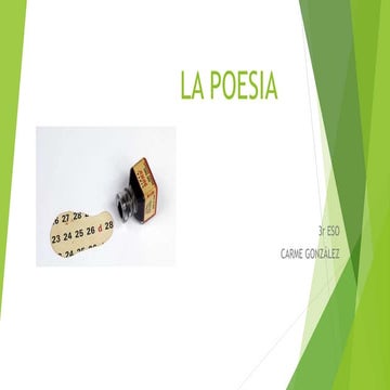 La poesia | PPTX