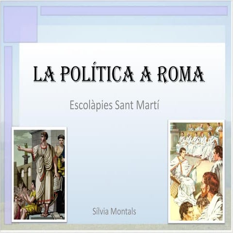 La política a roma | PDF