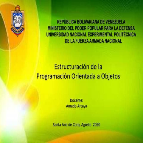 Unidad 7 conceptos Avanzados en la Programacion orientado a objetos | PPTX