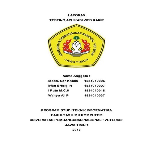 Laporan web sistem informasi | DOCX