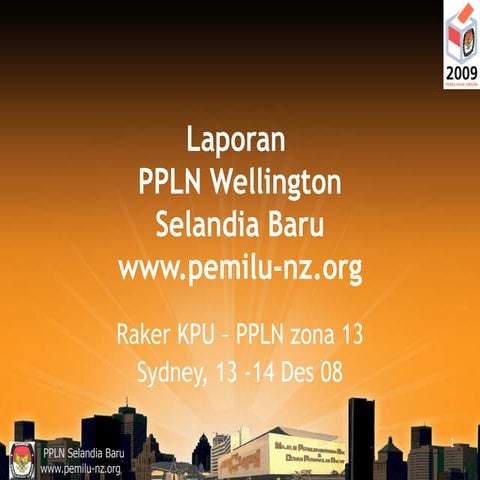Laporan PPLN Wellington | PPT
