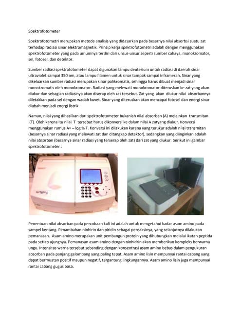 Spektrofotometri uv vis : konsep dasar spetroskopi uv vis | PPT