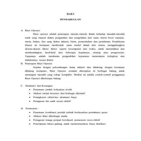 Laporan1 bab i fungsi tujuan | DOCX