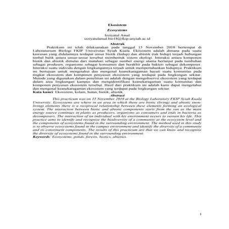Laporan Praktikum IPA Kelompok Ekosistem Darat.docx