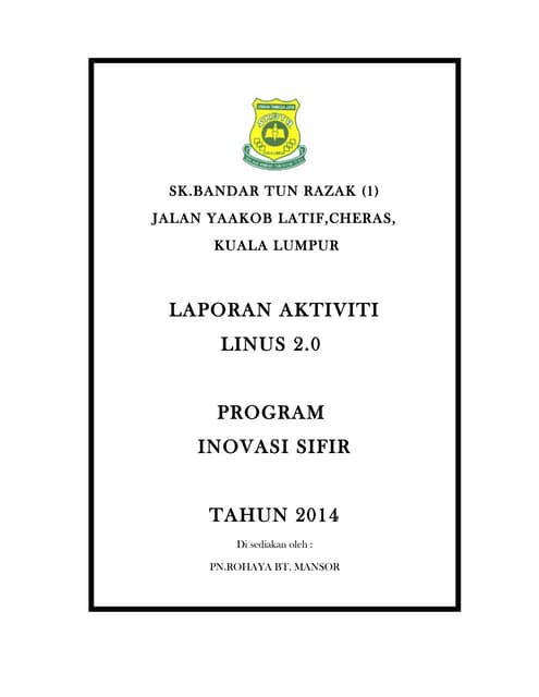 Laporan program linus matematik | PDF