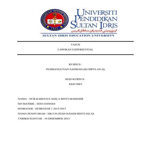 Jadual spesifikasi kandungan (JSK) | DOCX
