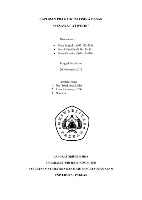 Laporan praktikum fisika dasar tetapan pegas | DOCX