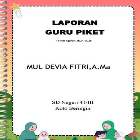 cover skp 2023 mul devia fitri lapoaran skp 2023 | PDF