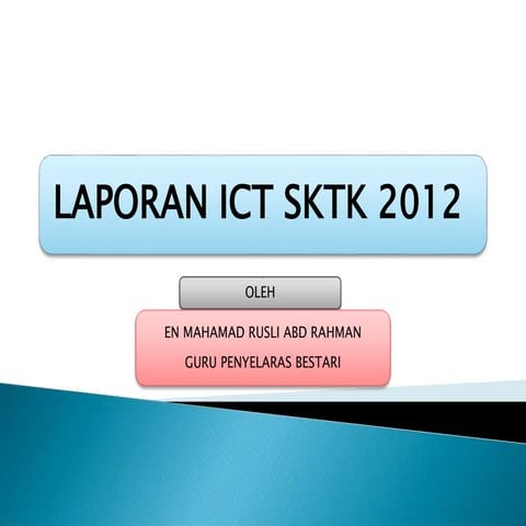 Laporan ict 12 | PPTX