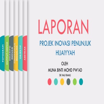 CONTOH LAPORAN INOVASI UNTUK PANDUAN SEMUA | PPT