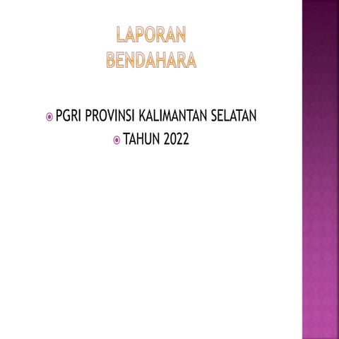 Laporan Iuran PGRI Prov. Kalsel 2022.pptx