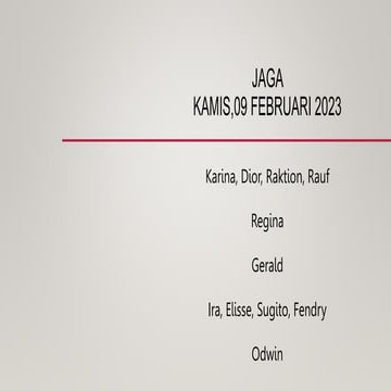 Laporan Jaga Ca Mammae sinistra.pptx