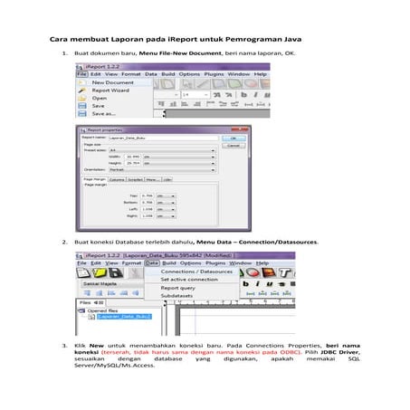 Laporan java dengan i report | PDF