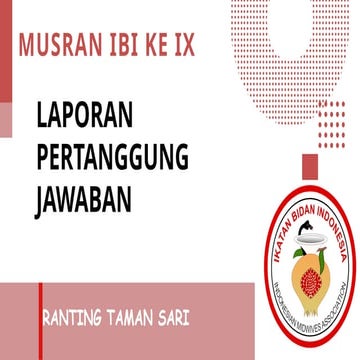 LAPORAN KEGIATAN IBI RANTING TAMAN SARI.pptx