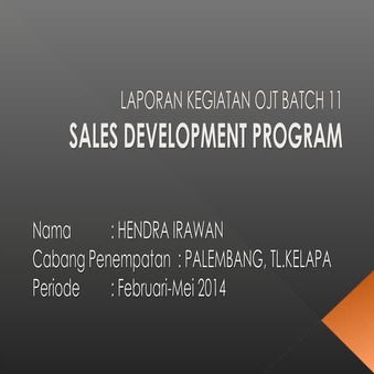 Sales Development Program | PPT