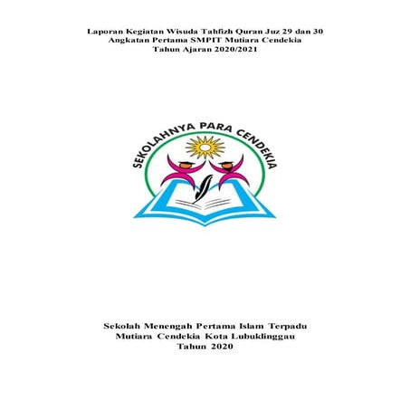 Laporan Kegiatan Wisuda Tahfizd 2020 Autosaved Pdf