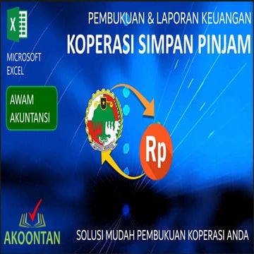 Pembukuan dan Laporan Keuangan Koperasi Simpan Pinjam | PDF