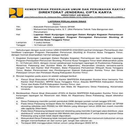 Laporan kunjungan lapangan Sumba Timur.pdf