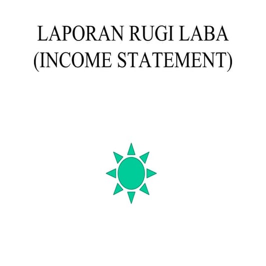 Laporan Laba Komprehensif.ppt