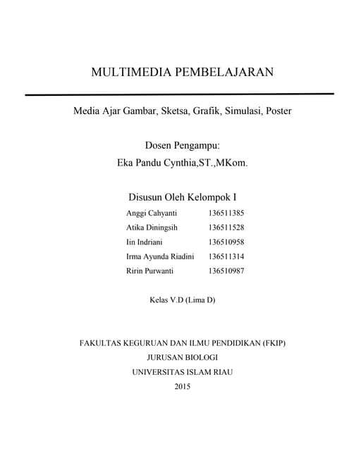 Media grafis dalam media pembelajaran | PPTX