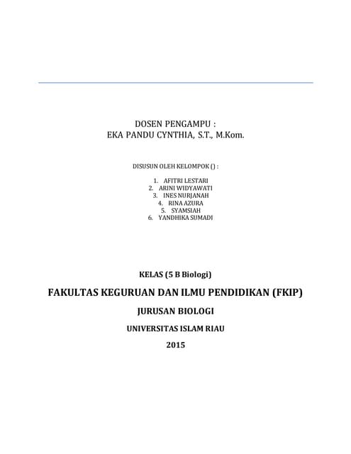 Contoh GBIM dalam pembuatan Video pembelajaran | PDF