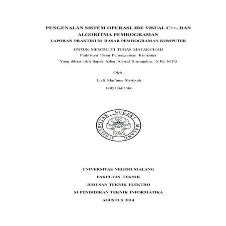 Laporan modul 1 DPK | DOCX