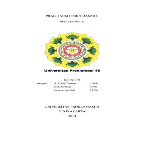 Laporan modulus puntir | PDF