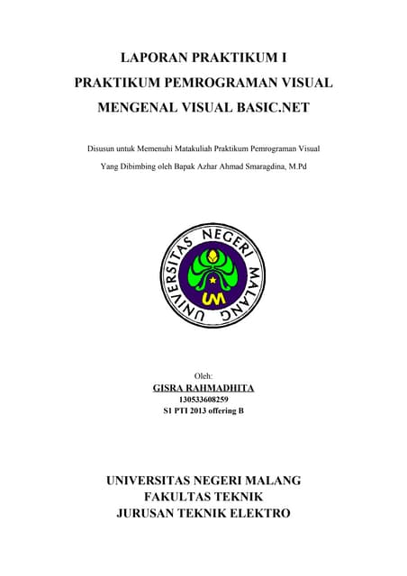 Part 1 - PENGENALAN VISUAL STUDIO 2010 | DOCX