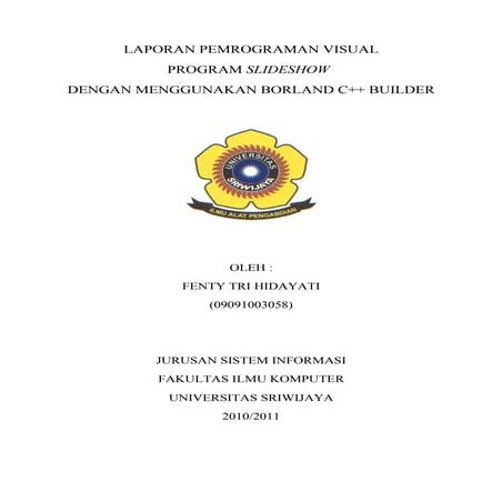 Laporan pemrograman visual | DOC